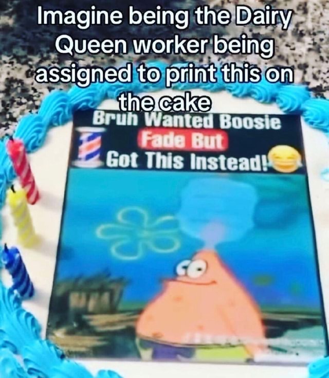 Imagine being the Dairy Queen worker being assigned to print this on ...