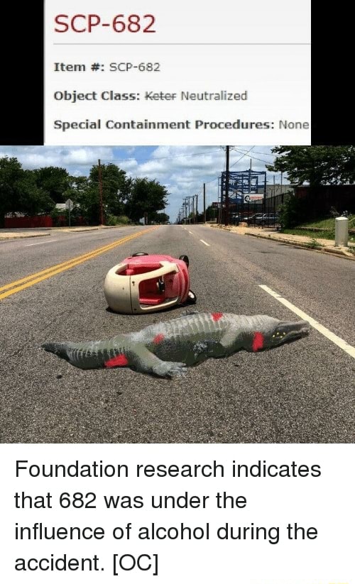 SCP-682 Special Containment Proredure‘s: Hans- Foundation research ...