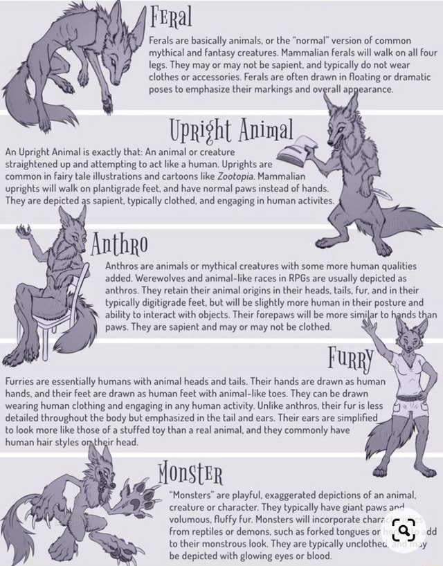 FeRal Ferals are basically animals. or the "normal" version of common ...