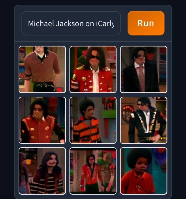 Run Michael Jackson on iCarly - iFunny