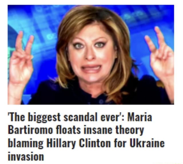 The Biggest Scandal Ever Maria Bartiromo Floats Insane Theory Blaming