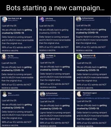 Bots starting a new campaign... ed by COW-8 II - iFunny