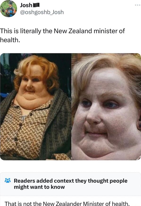 Joshua @oshgoshb_Josh This is literally the New Zealand minister of ...