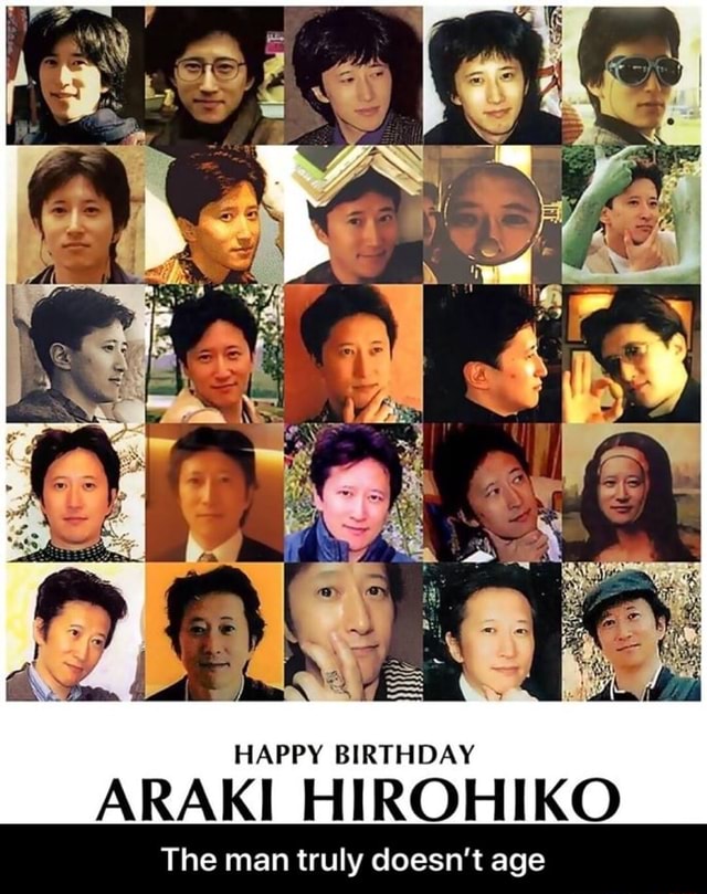 HAPPY BIRTHDAY ARAKI HIROHIKO The man truly doesn't age - The man truly ...