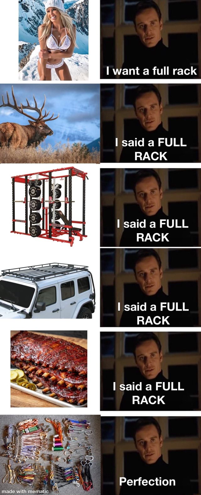 Want a full rack said a FULL RACK said a FULL RACK said a FULL RACK ...