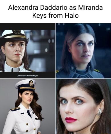 Alexandra Daddario as Miranda Keys from Halo - iFunny