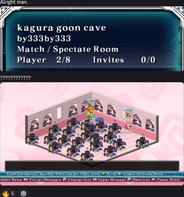 Man. kagura goon cave by333by333 Match / Spectate Room Player Invites ...