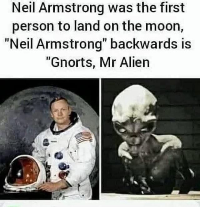 Neil Armstrong was the first person to land on the moon, "Neil ...