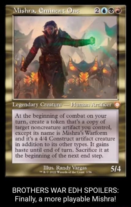 At the beginning of combat on your turn, create a token that's a copy ...