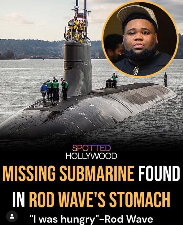 SPOT TED HOLLYWOOD MISSING SUBMARINE FOUND IN ROD WAVE'S STOMACH "ll ...