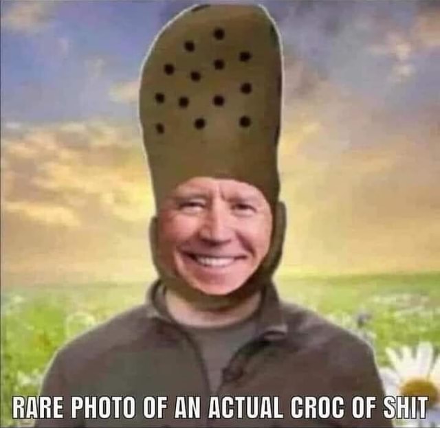 RARE PHOTO OF AN ACTUAL CROC OF SHIT - America’s best pics and videos