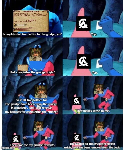 Total War Warhammer 3 just hates dwarves I guess - for the grudge, yes ...