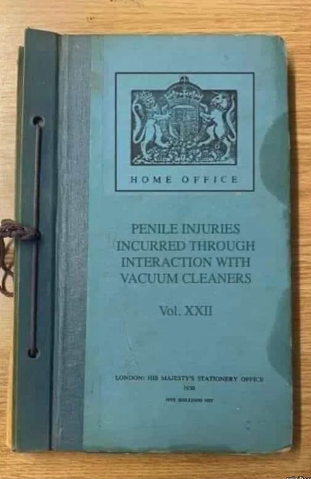 HOME OFFICE PENILE INJURIES INCURRED THROUGH INTERACTION WITH VACUUM ...