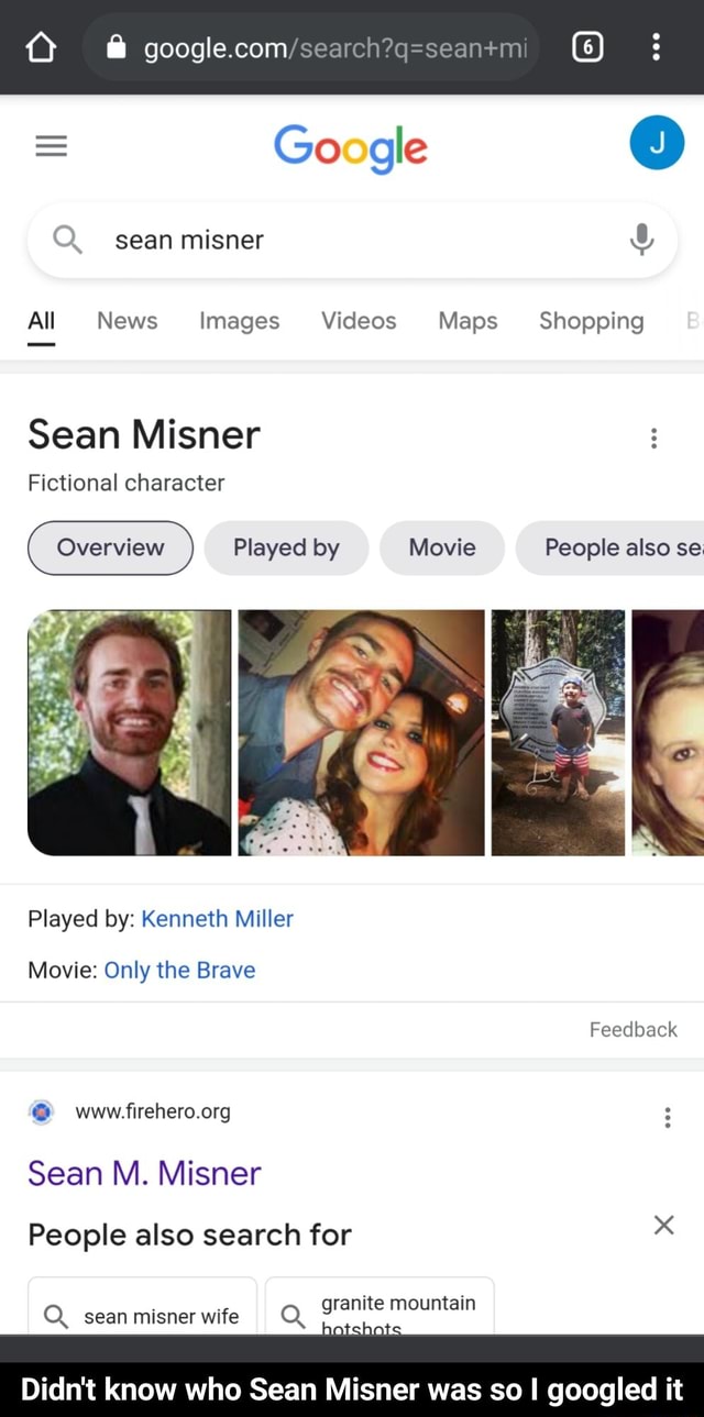 Google.com/: = Google Q. sean misner & All News Images Videos Maps ...