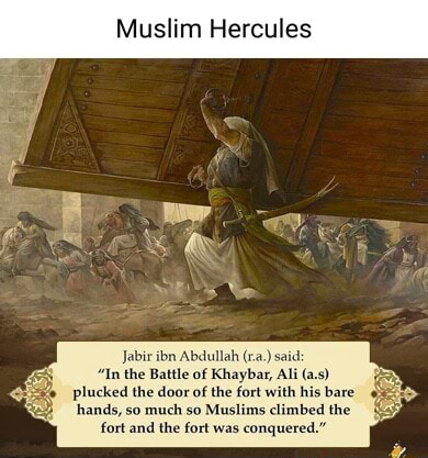 Muslim Hercules Jabir ibn Abdullah (t..) sai "In the Battle of Khaybar ...