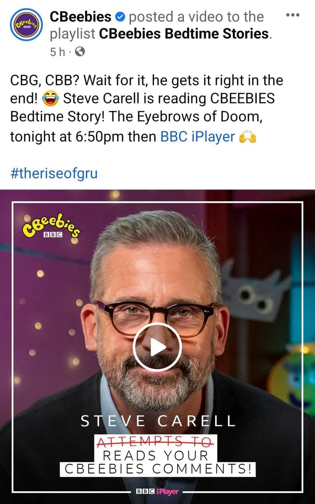 CBeebies posted a video to the playlist CBeebies Bedtime Stories. CBG ...