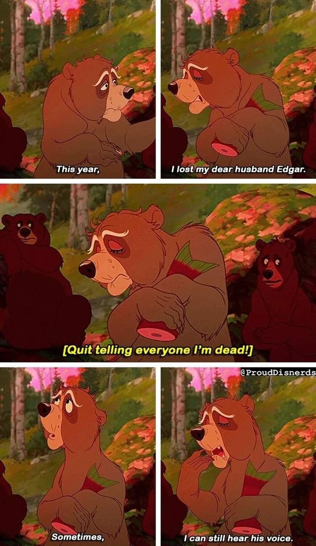 This year, my dear husband Edgar. {Quit telling everyone dead ...