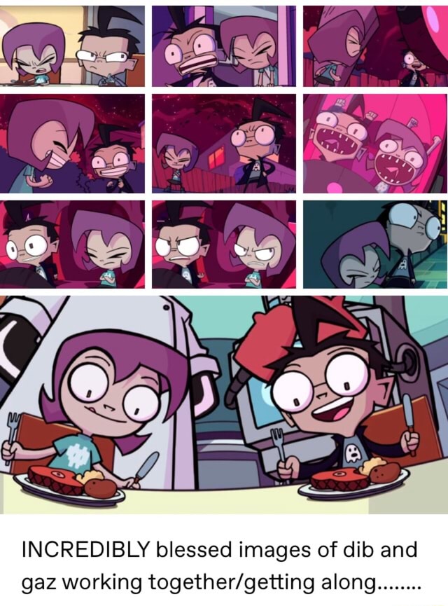 INCREDIBLY blessed images of dib and gaz working together/getting along ...