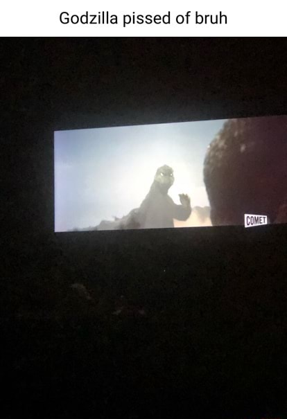Godzilla pissed of bruh - iFunny