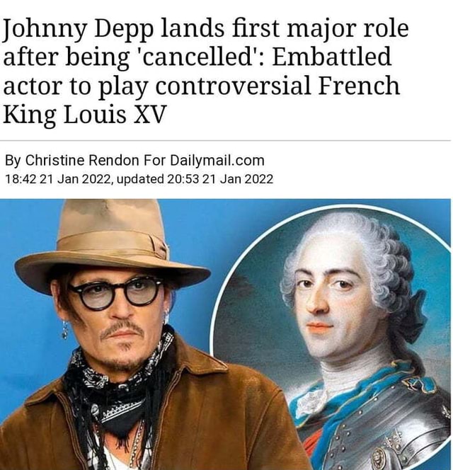 Johnny Depp lands first major role after being 'cancelled': Embattled ...
