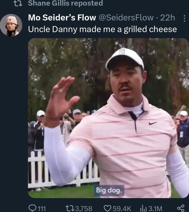 Shane Gillis reposted Mo Seider's Flow @SeidersFlow Uncle Danny made me ...