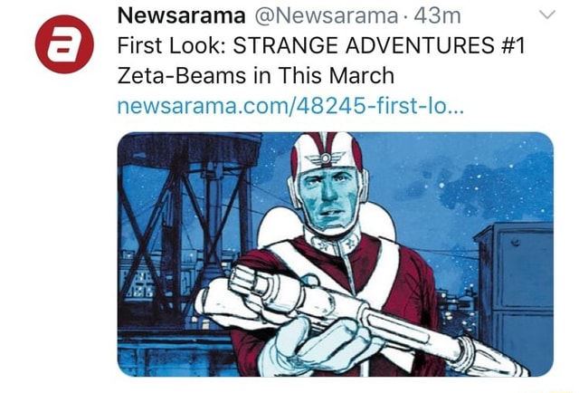 First Look: STRANGE ADVENTURES #1 Zeta-Beams in This March newsarama ...