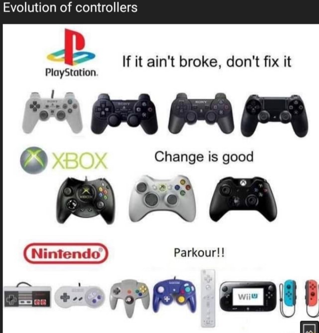 Evolution of controllers If it ain't broke, don't fix it PlayStation ...