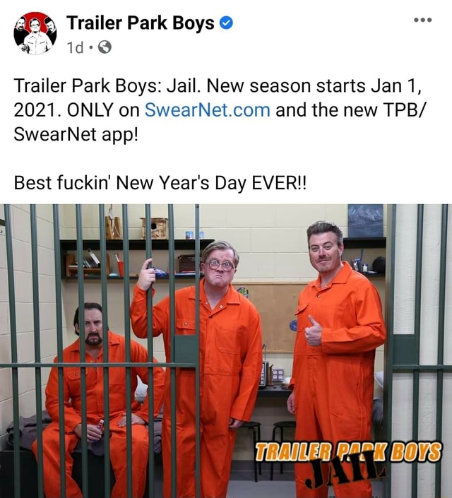 Trailer Park Boys @ Trailer Park Boys: Jail. New season starts Jan 1 ...