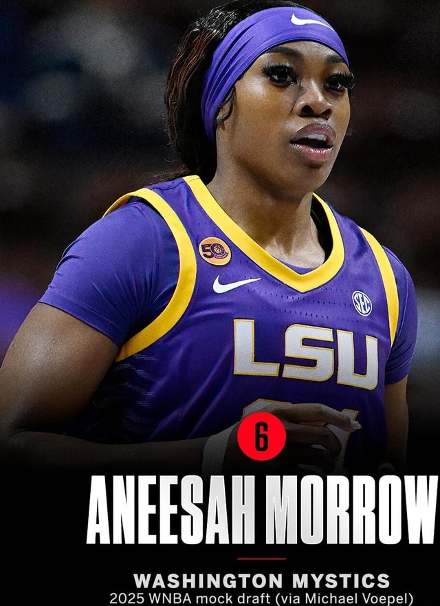 WASHINGTON MYSTICS 2025 WNBA mock draft (via Michael Voepel) - America ...