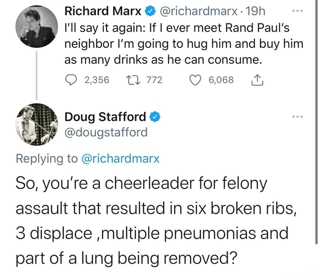 Richard Marx @ @richardmarx - I'll say it again: If I ever meet Rand ...