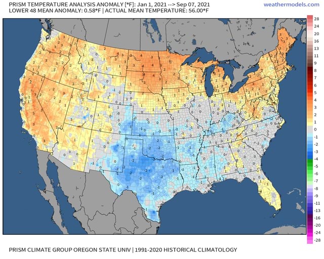 Year-to-date (deg F) The temperatures being used as a reference ...