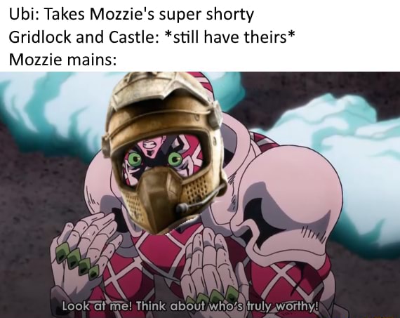 Ubi: Takes Mozzie's super shorty Gridlock and Castle: *still have ...