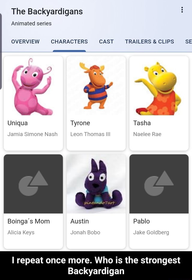 The Backyardigans Animated series Jamia Simone Nash Leon Thomas III ...