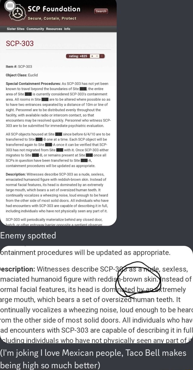 SCP Foundation Secure, Contain, Protect Sister Sites Community ...