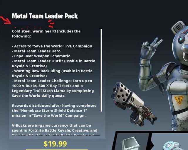 Metal Team Leader Pack Cold steel, warm heart! Includes the following ...