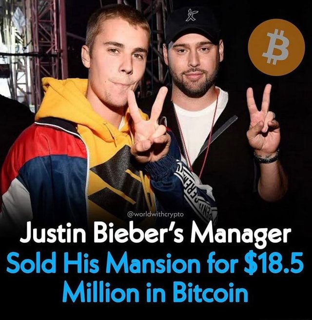Justin Bieber's Manager Sold His Mansion for $18.5 Million in Bitcoin ...