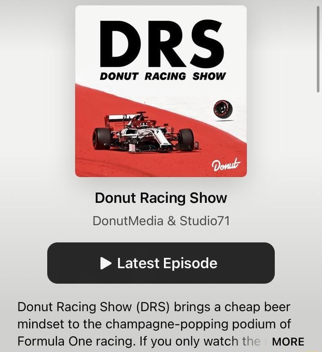 DRS DONUT RACING SHOW Donut Racing Show DonutMedia & Studio71 Latest ...