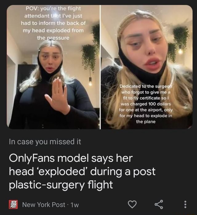 POV you re the fl ght attendant had te inferm e@ of my head exploded fr m the pee was cHarged ...