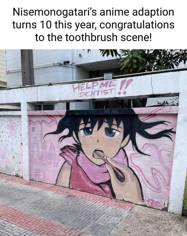 Nisemonogatari's anime adaption turns 10 this year, congratulations to ...