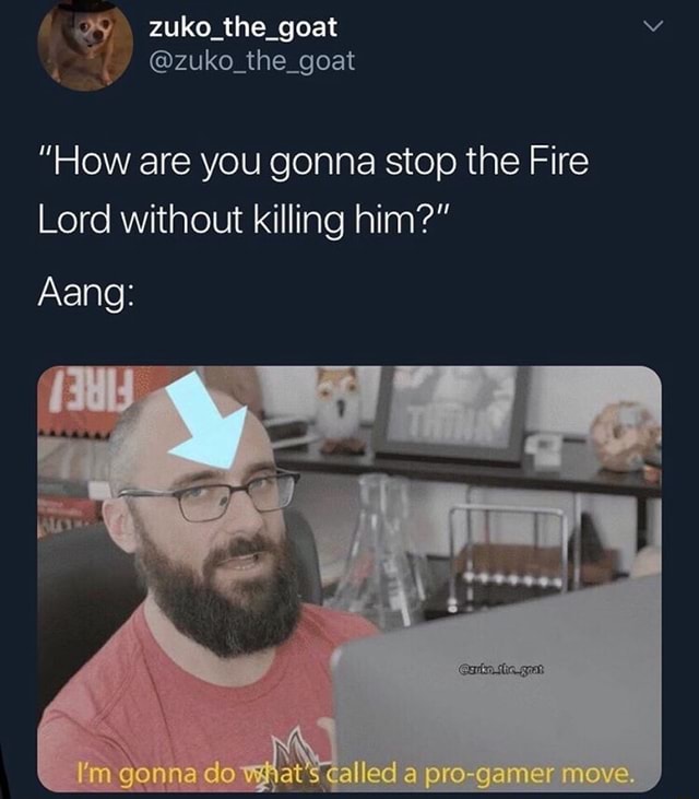 "How are you gonna stop the Fire Lord without killing him?" - iFunny