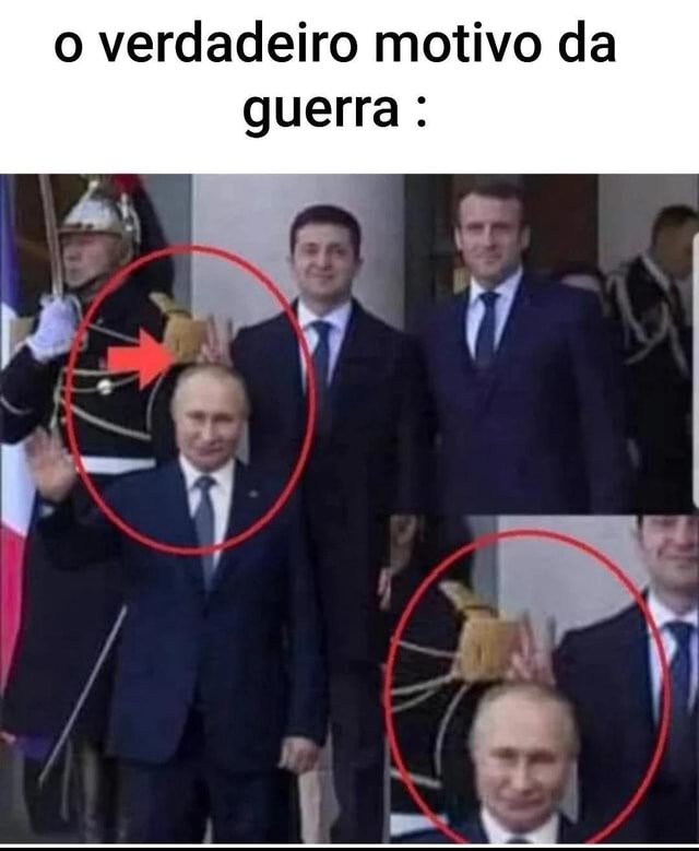 O verdadeiro motivo da querra - iFunny Brazil