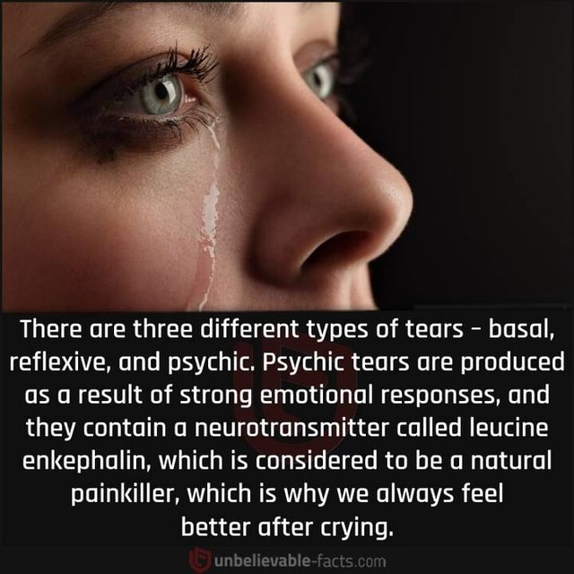 N/A - There are three different types of tears - basal, reflexive, and ...