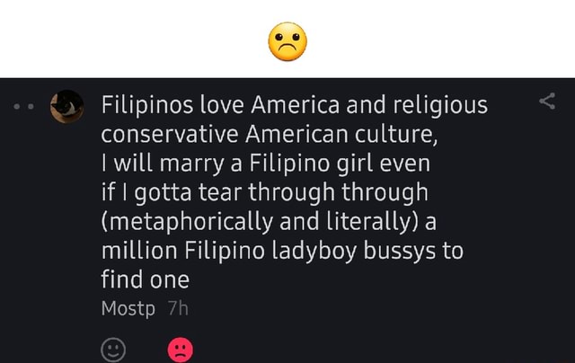 Filipinos love America and religious conservative American culture, I ...