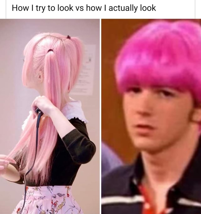 How I try to look vs how I actually look - iFunny