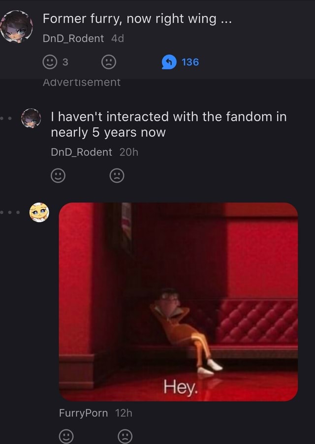 Former furry, now right wing \Se/ DnD_Rodent 136 Advertisement I haven ...