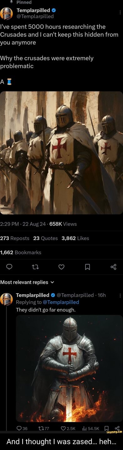 Pinned Templarpilled @ @Templarpilled I've spent 5000 hours researching ...