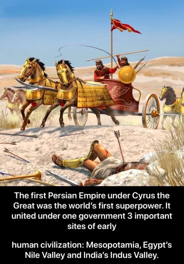 The first Persian Empire under Cyrus the Great was the world's first ...