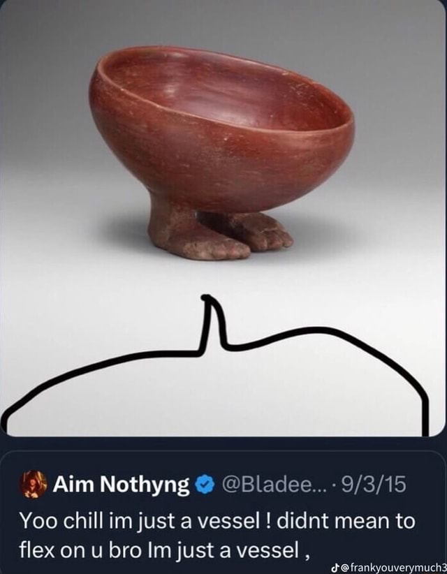 Aim Nothyng @Bladee... - Yoo chill im just a vessel ! didnt mean to ...