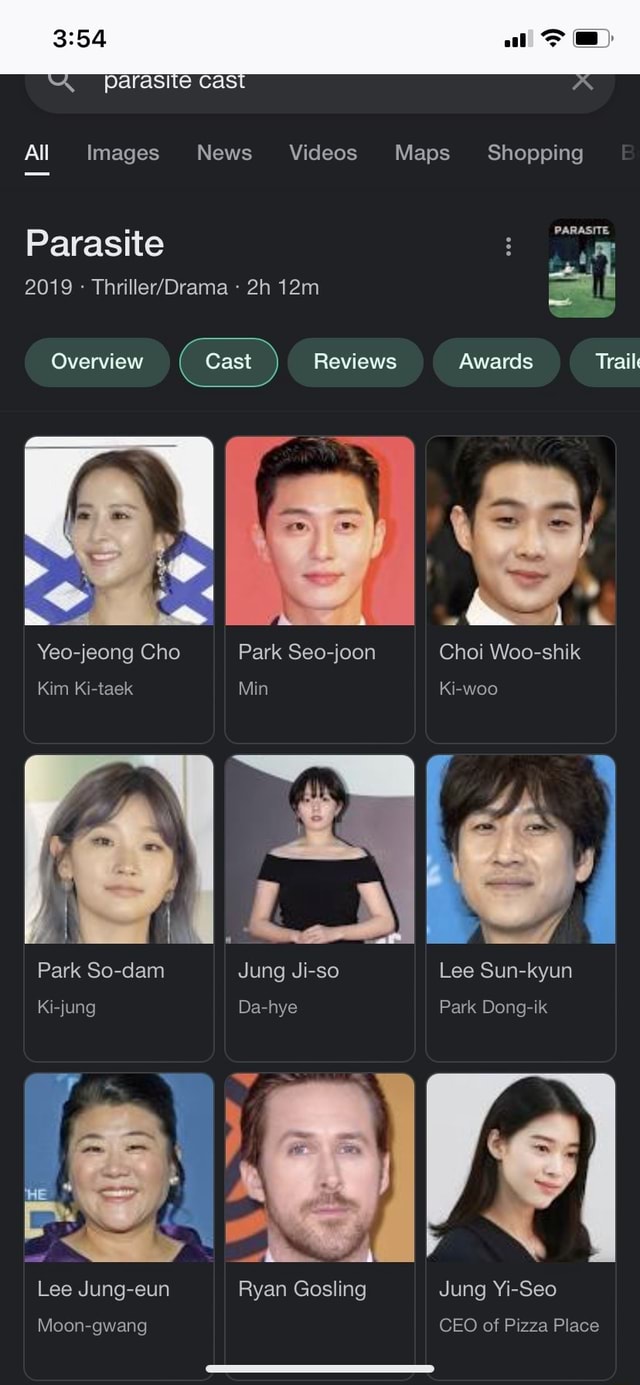 Parasite Cas All Images News Videos Maps Shopping PARASITE Parasite ...