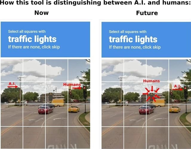 How this tool Is distinguishing between A.I. and humans: Now Select all ...